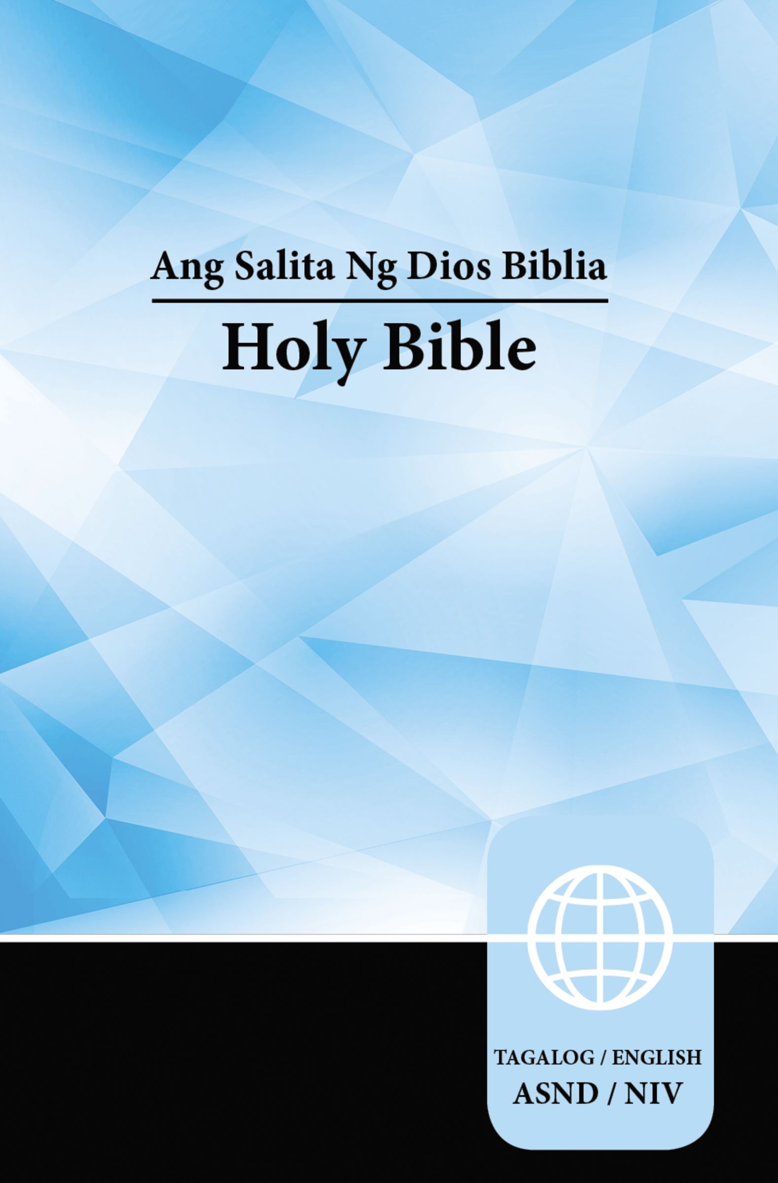 Tagalog NIV Tagalog English Bilingual Bible Hardcover By Zondervan
