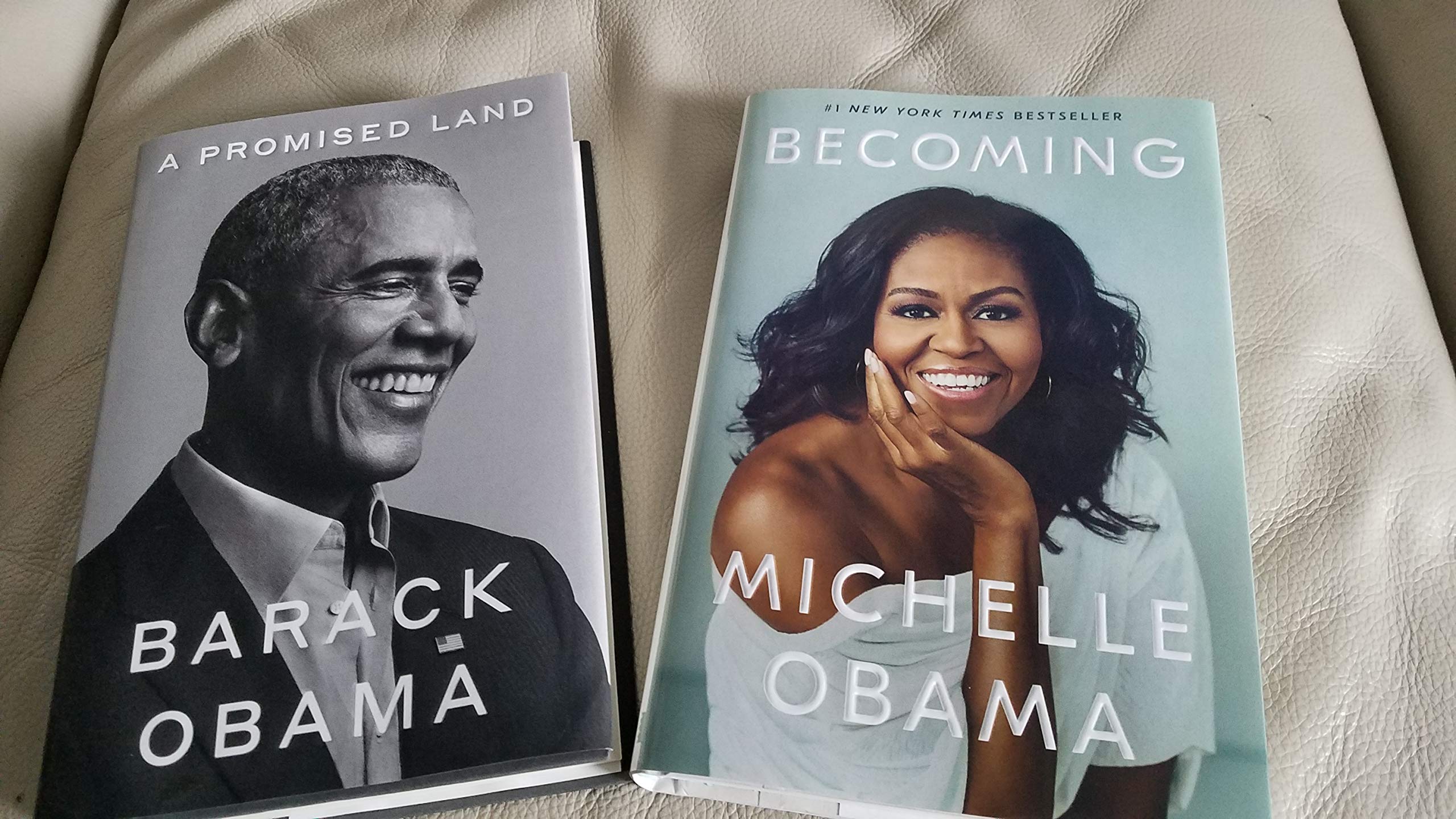 BARACK & MICHELLE 2 BOOK GIFT SET - - A PROMISED LAND & BECOMING by ...