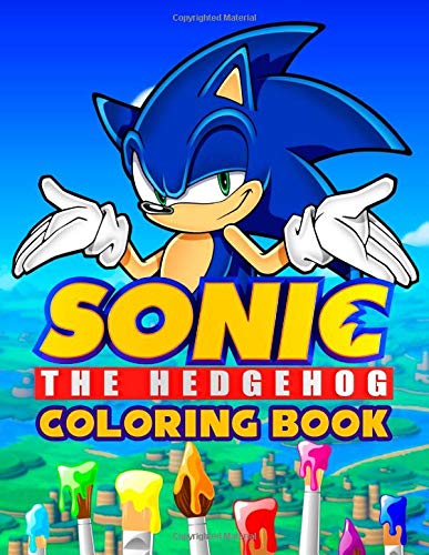 Sonic The Hedgehog Coloring Book: Great Coloring Pages For Kids! by ...