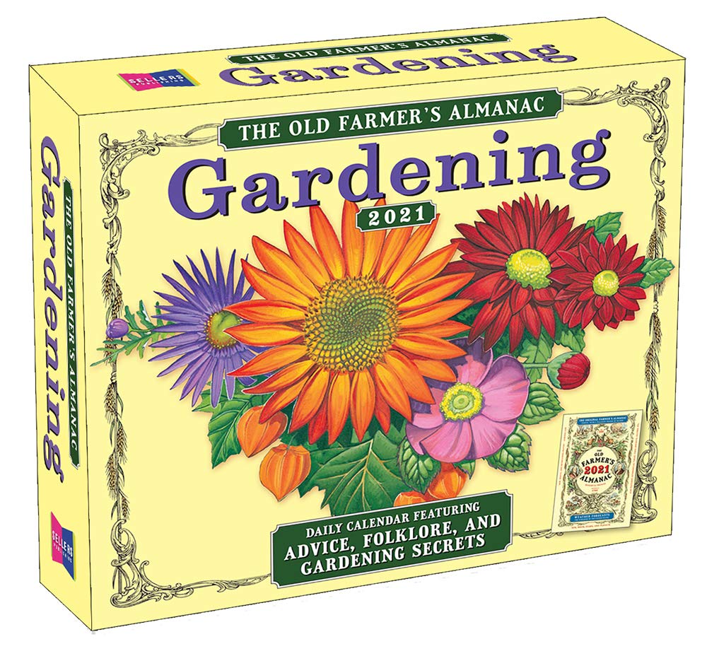 2021 The Old Farmers Almanac Gardening Boxed Daily Calendar by Old ...