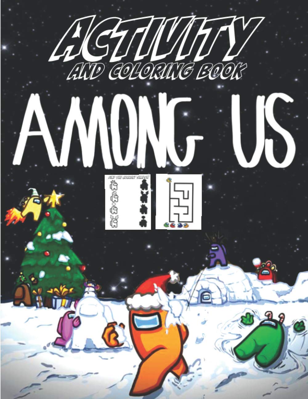 Among Us Activity And Coloring Book: Great Gifts For Among Us Fans With ...