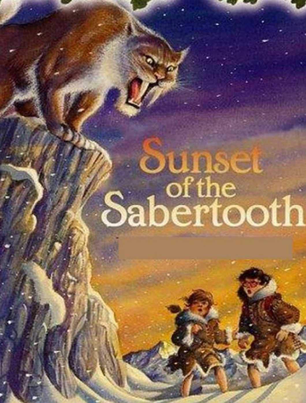 Sunset of the Sabertooth: kids bookshelf by Mary Pope Osborne | Goodreads