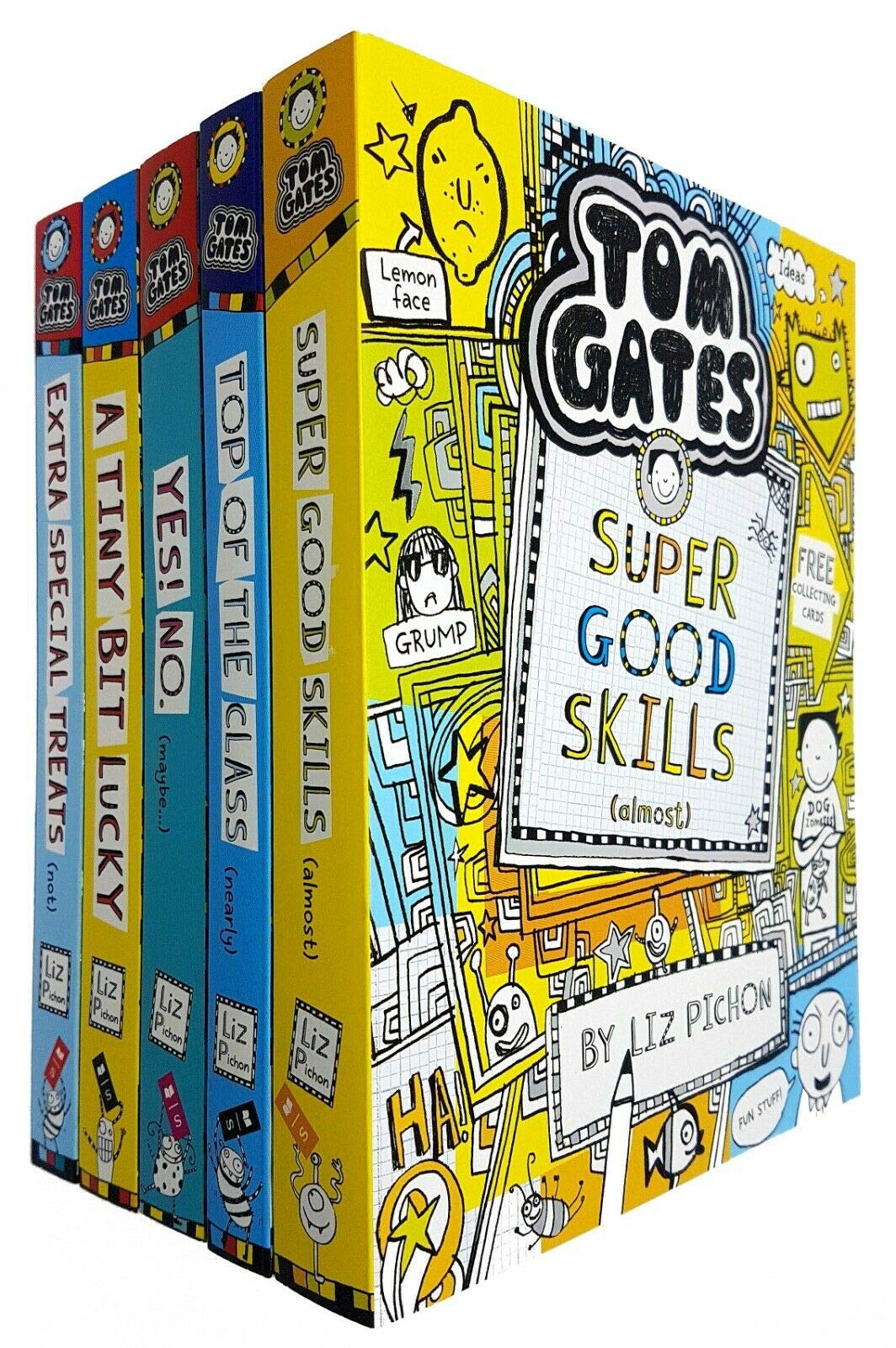 Tom Gates Series 2 Liz Pichon Collection 6 - 10 Books Set by Liz Lichon ...