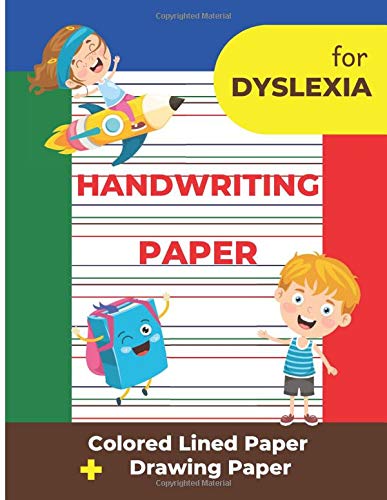 Handwriting paper for Dyslexia - Colored lined paper + Drawing paper ...