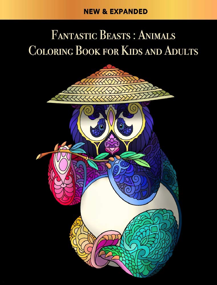Fantastic Beasts : Animals Coloring Book for Kids and Adults by ...