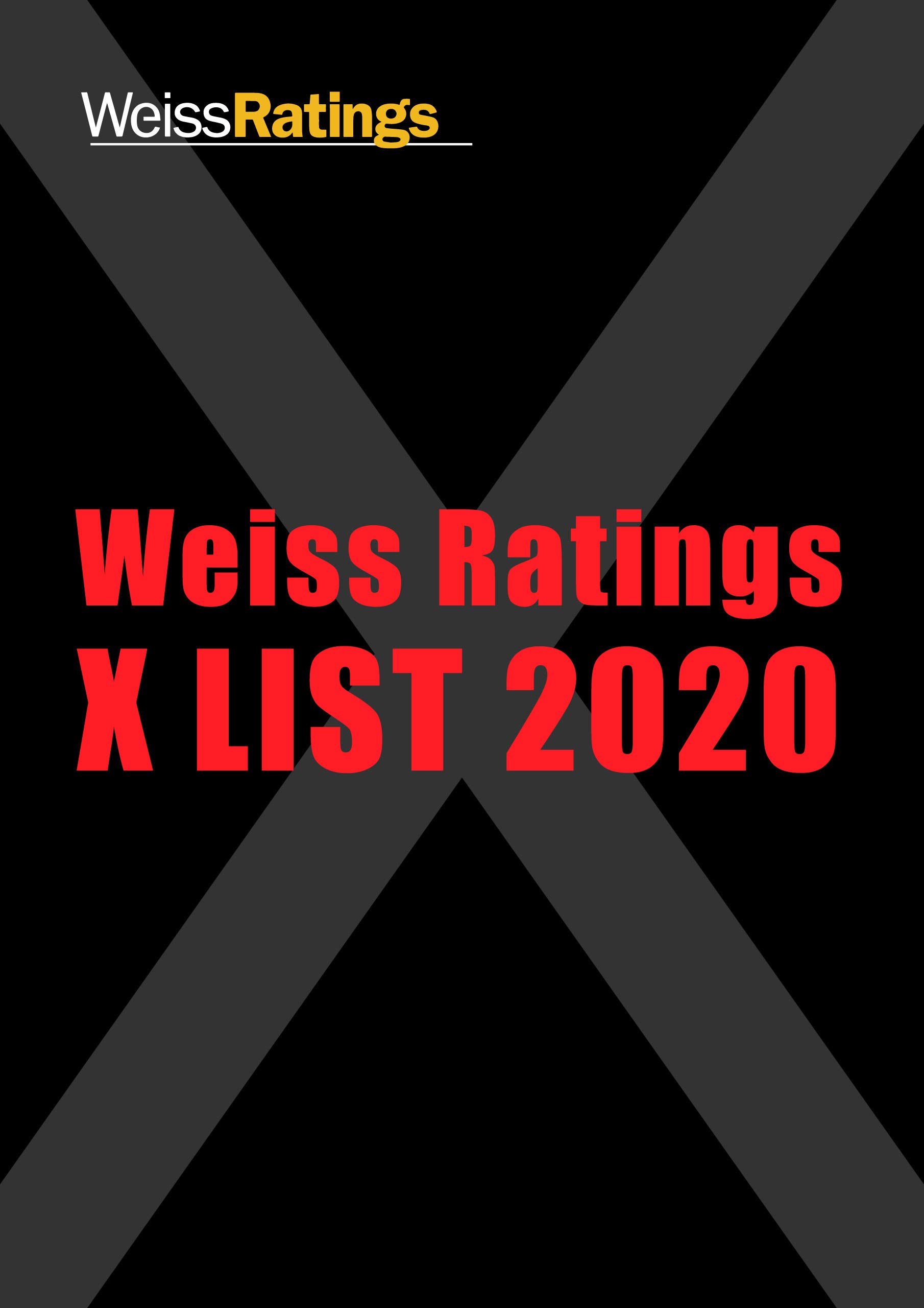 Weiss Ratings X list by Weiss Ratings Japan | Goodreads