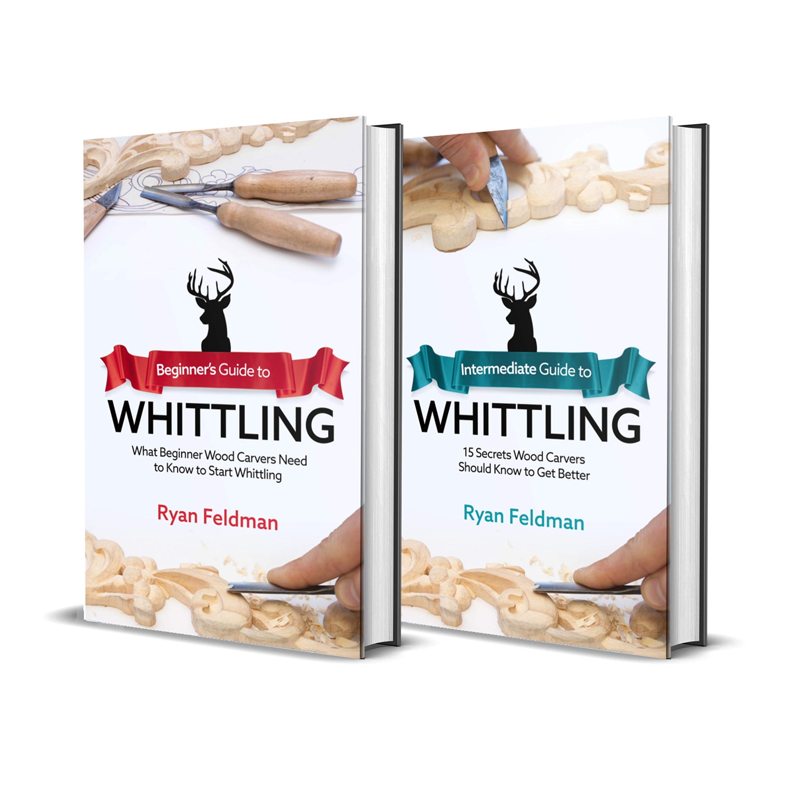 Whittling: Beginner + Intermediate Guide to Whittling: 2-in-1 Whittling ...