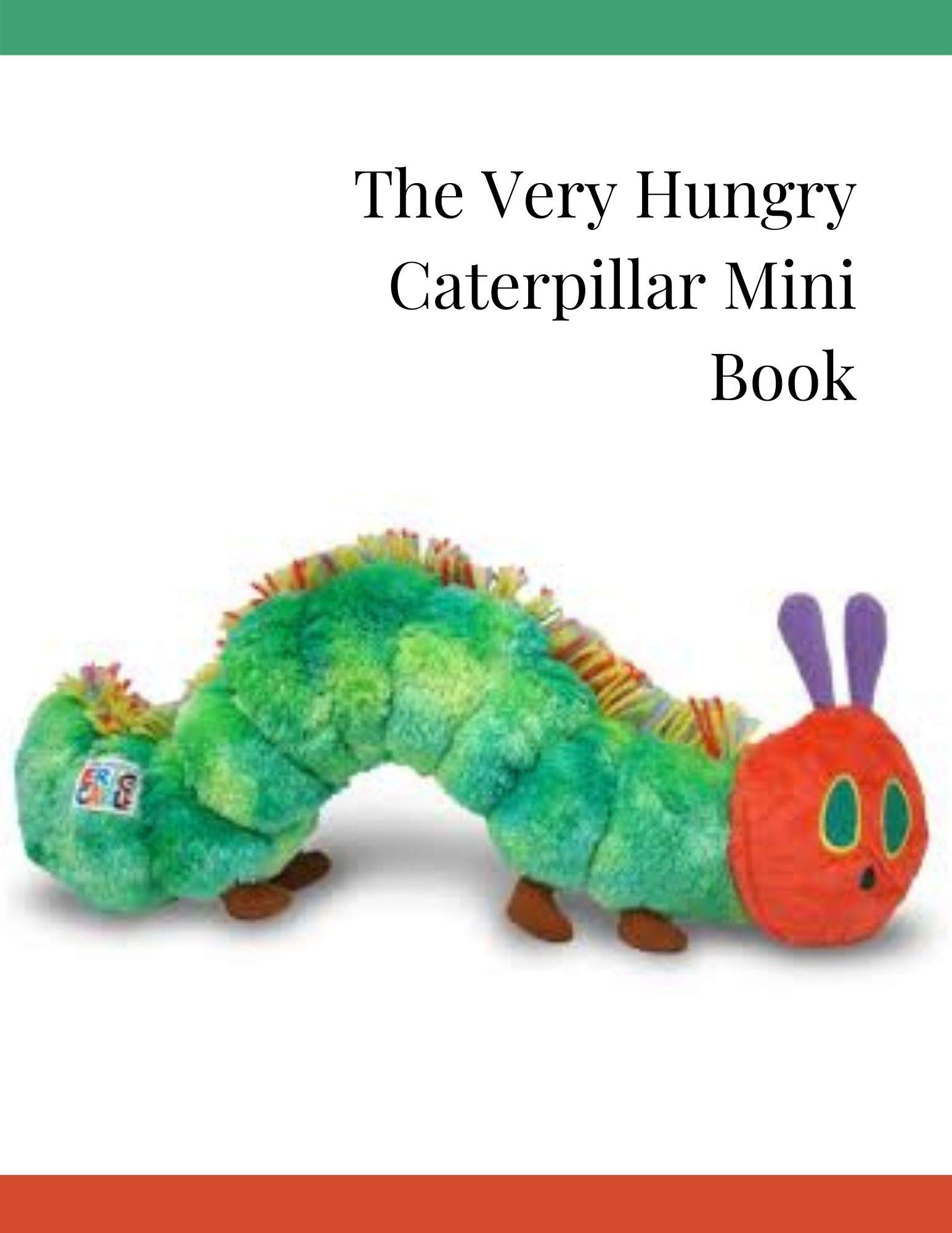 The Very Hungry Caterpillar Mini Book: the very hungry caterpillar the ...