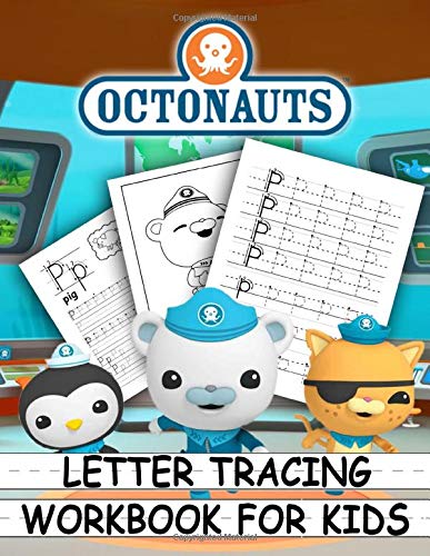 Octonauts Letter Tracing Workbook For Kids: Preschool writing Workbook ...