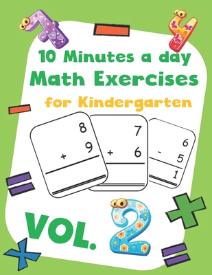 10 Minutes a day Math Excercise for Kindergarten Vol.2: 30 Days of Math ...