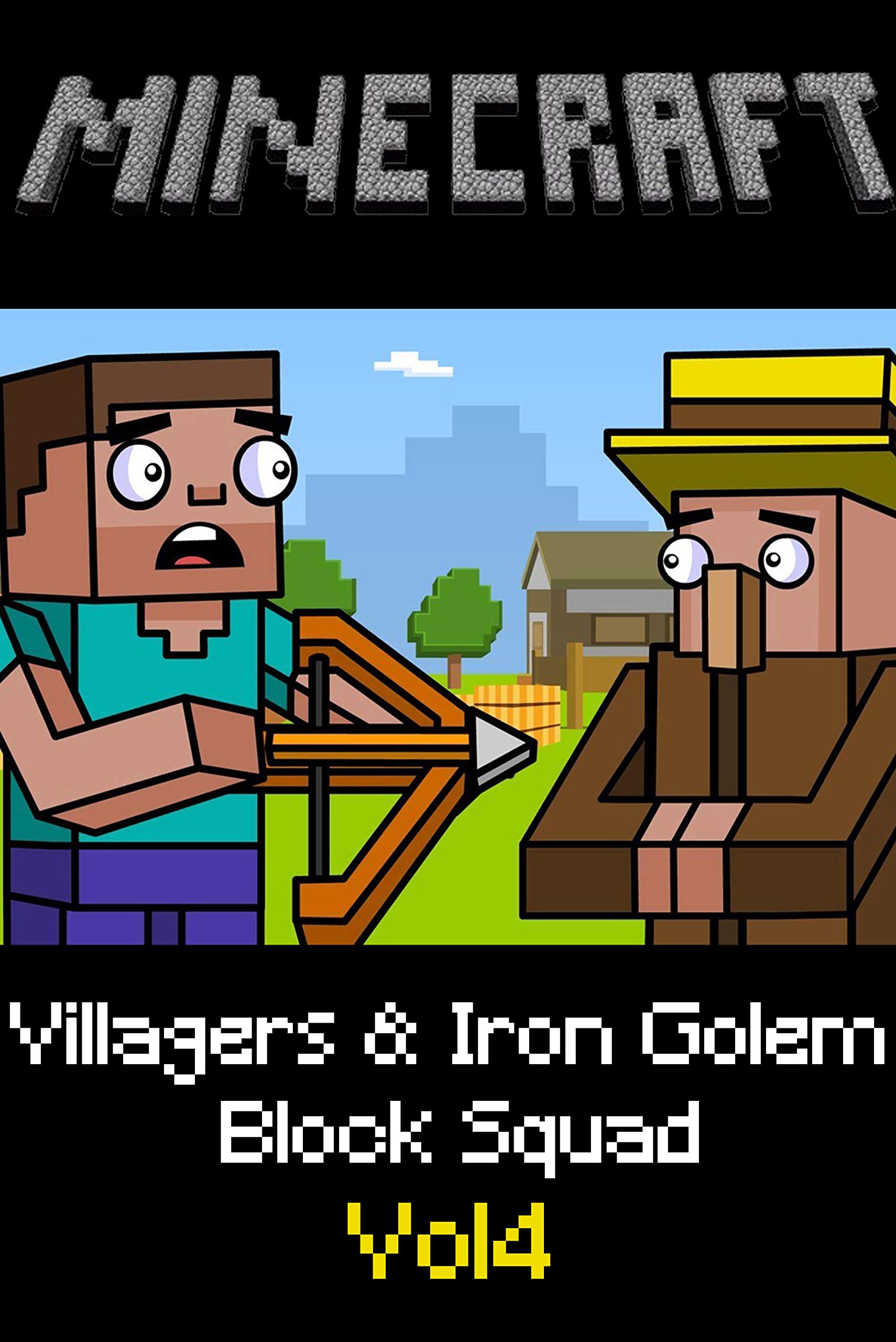 Villagers & Iron Golem | Block Squad: Minecraft funny story comics by ...