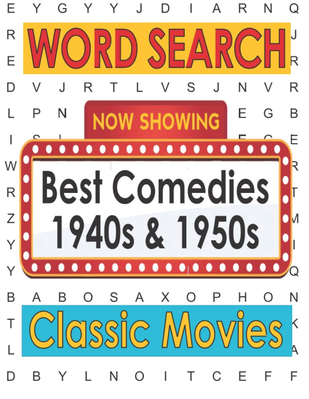 Movies Word Search Best Comedies 1940s and 1950s: Hollywood Movies ...