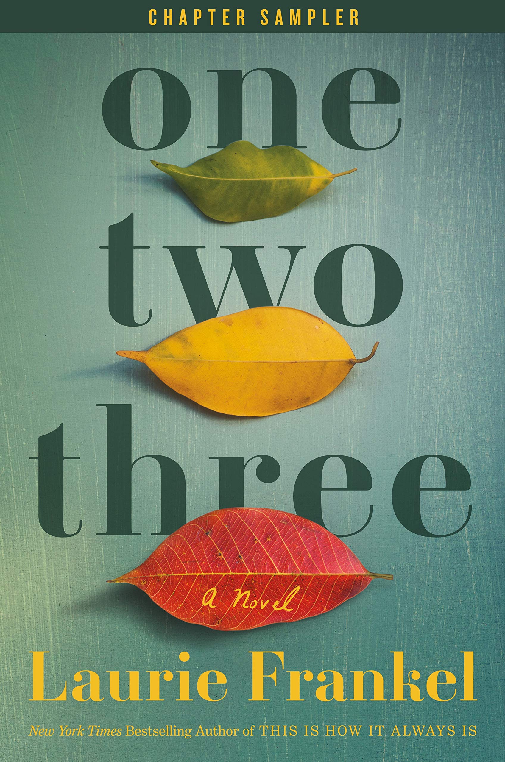 One Two Three: Chapter Sampler by Laurie Frankel | Goodreads