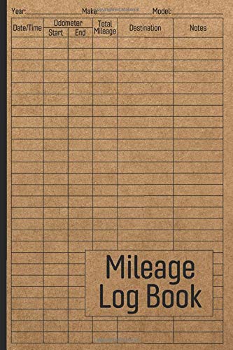 Mileage Log Book: Vehicle Mileage Journal for Business or Personal ...