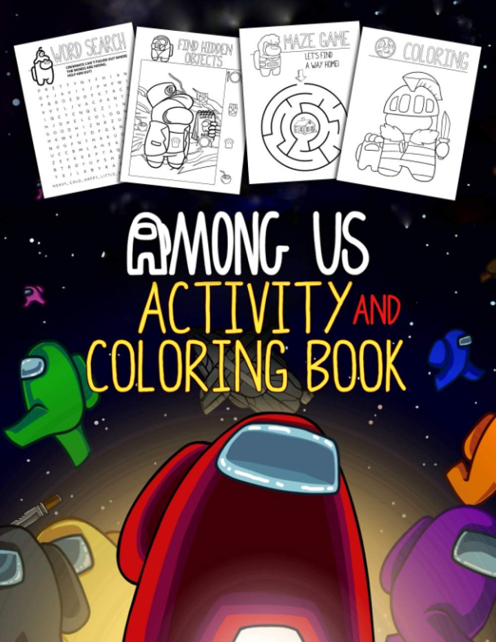Among Us Activity and Coloring Book: Meaningful Gifts For Children ...