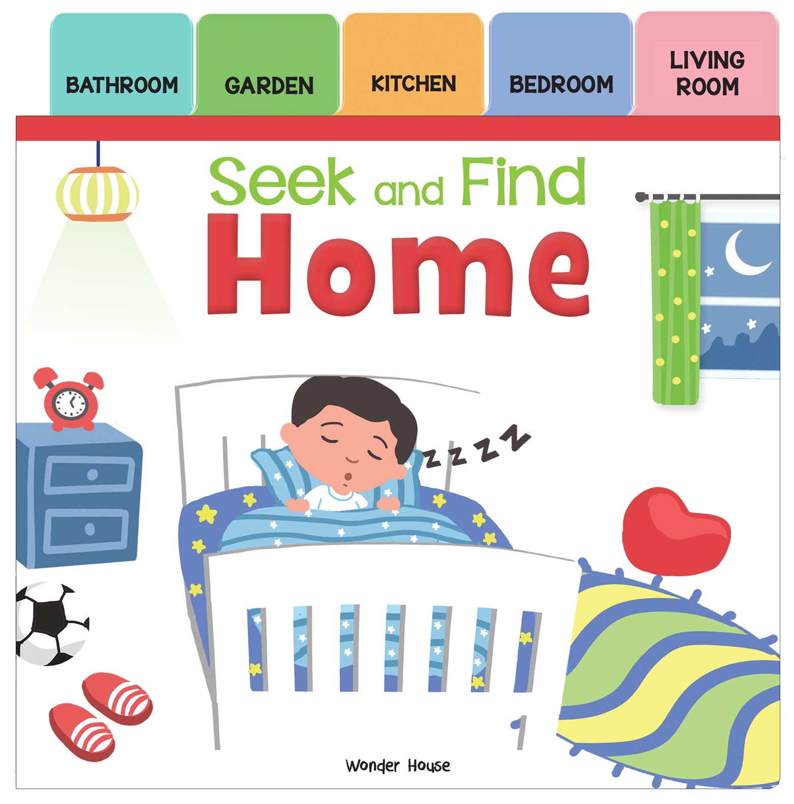 Seek And Find: Home: Early Learning Board Books With Tabs by Wonder ...