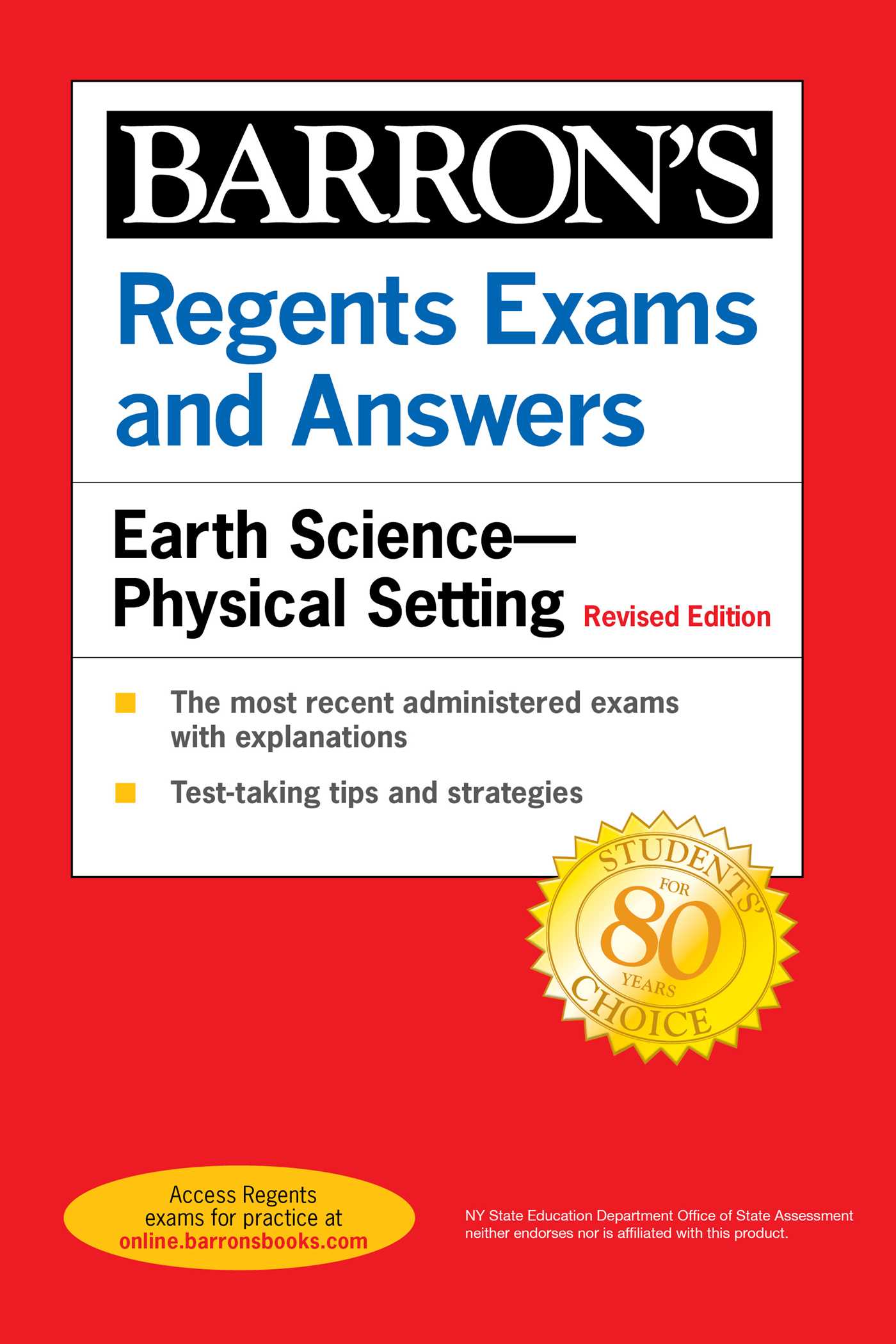 Regents Exams and Answers: Earth Science--Physical Setting Revised ...