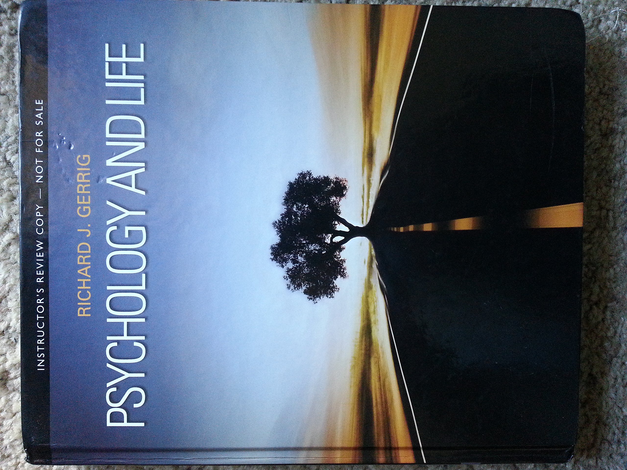 Psychology and Life (20th Edition) Instructor's Edition by Richard J ...