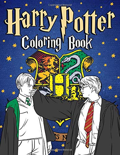 Harry Potter Coloring Book: 45 Coloring Pages at Hogwart School ...
