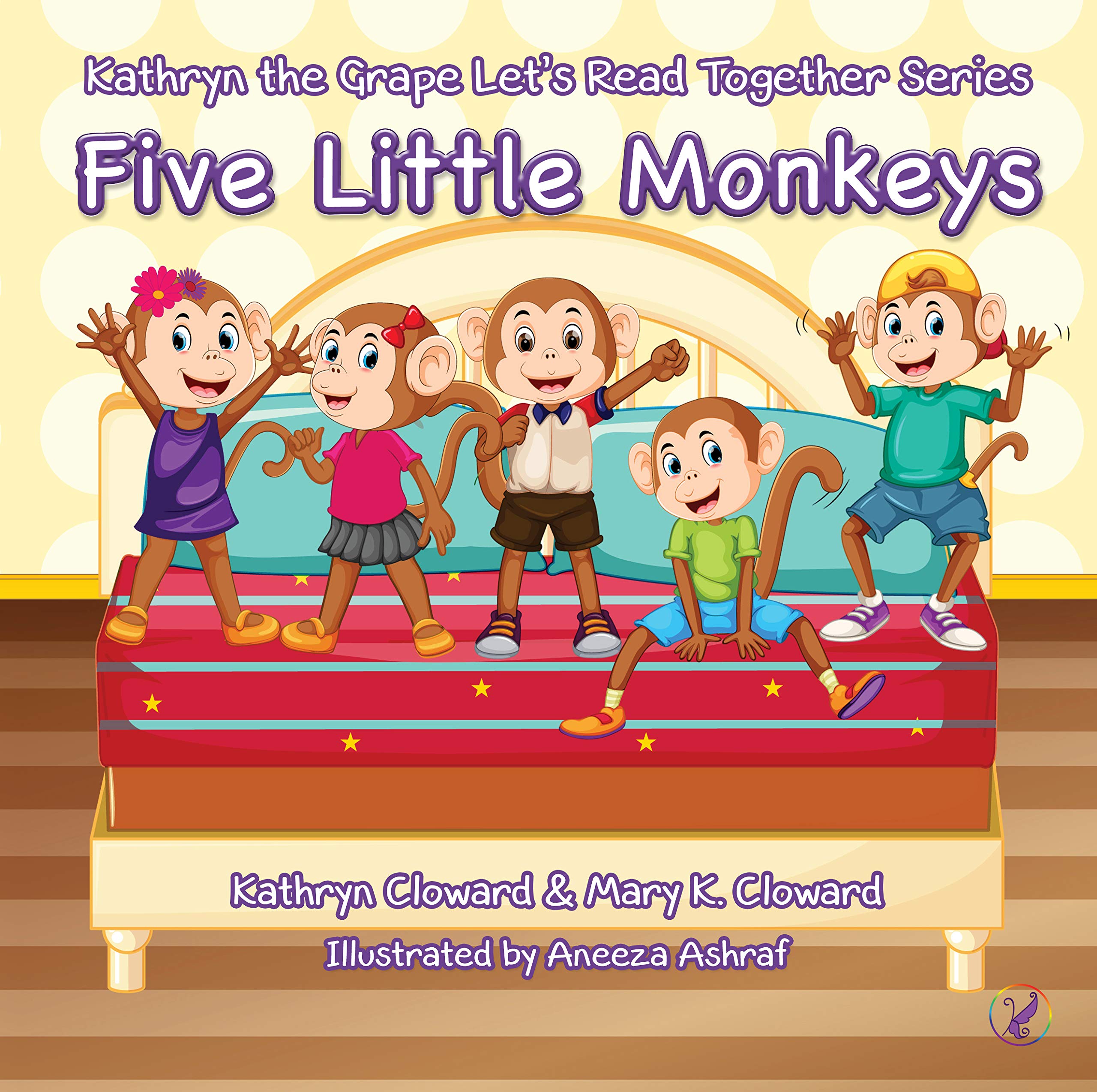 Five Little Monkeys: Nursery Rhyme Songbook Collection by Kathryn ...