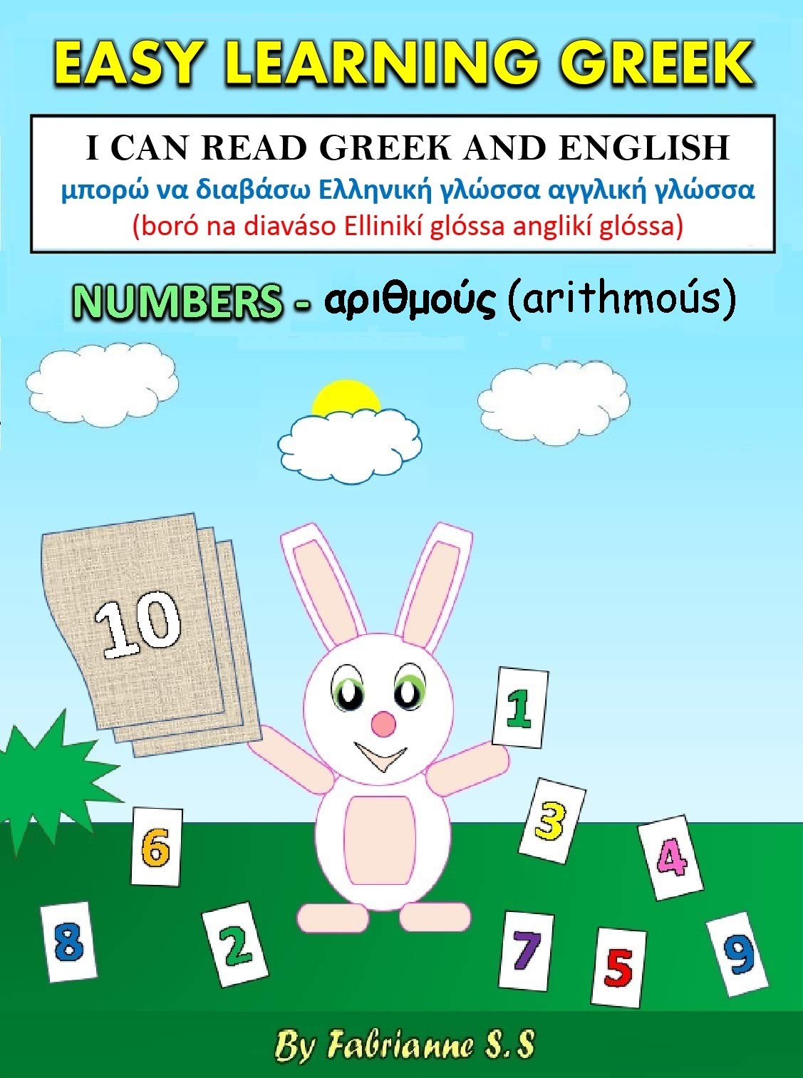 Learn Numbers in Greek, Greek Children's Picture Book by Fabrianne S S ...
