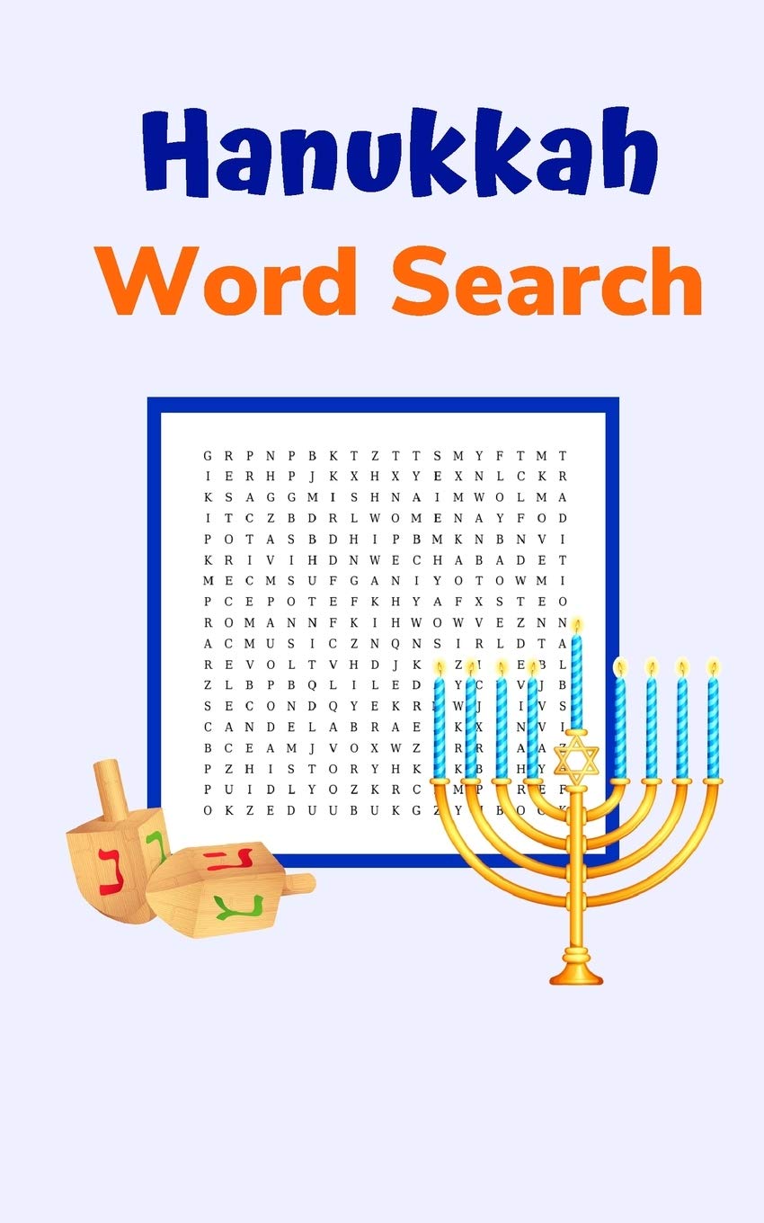 Hanukkah Word Search: Puzzle Book for Adults and Teens with Solutions ...