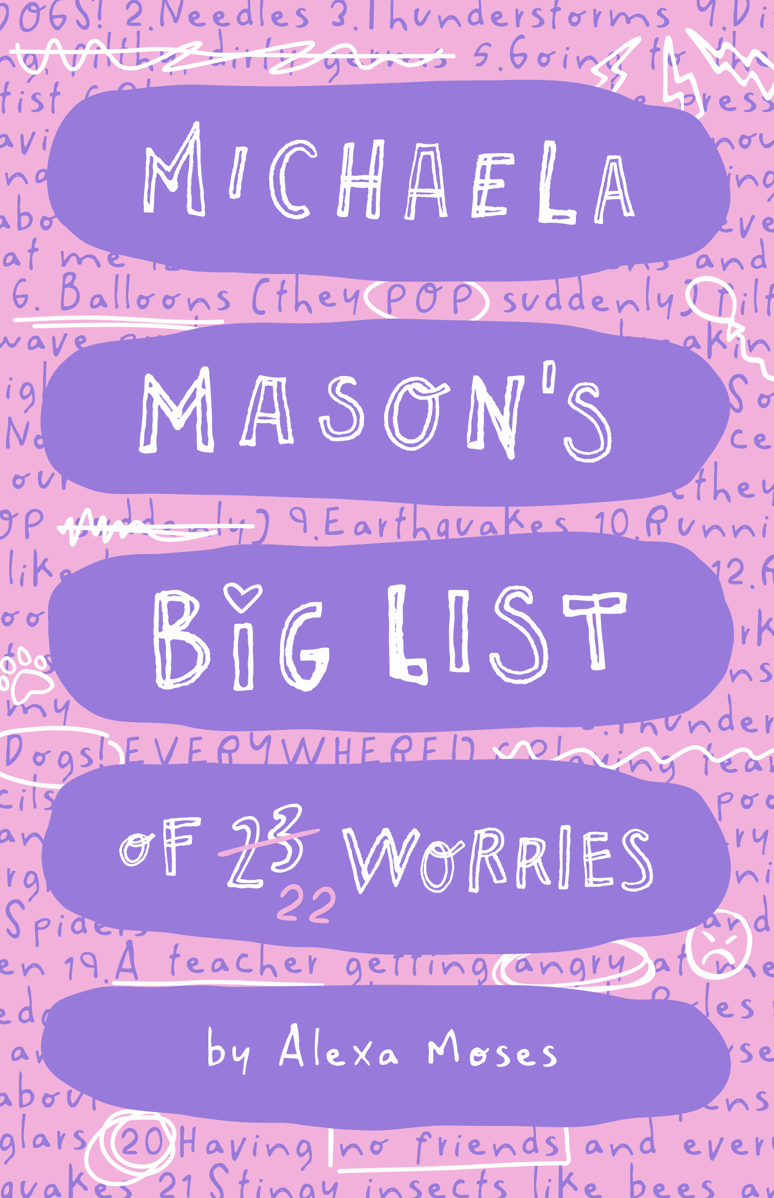 Michaela Mason's Big List of 23 Worries by Alexa Moses | Goodreads