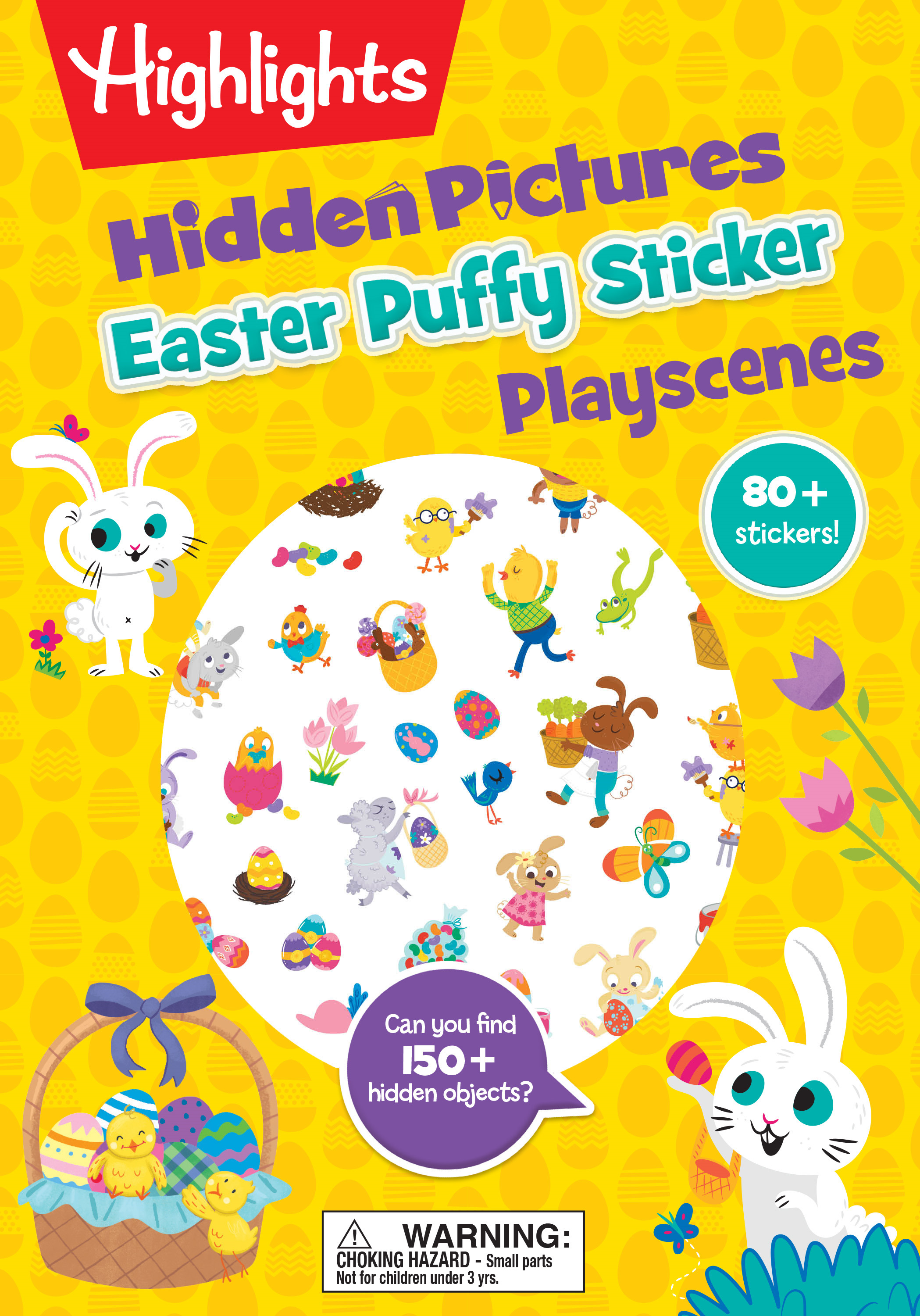 Easter Hidden Pictures Puffy Sticker Playscenes by Highlights for ...