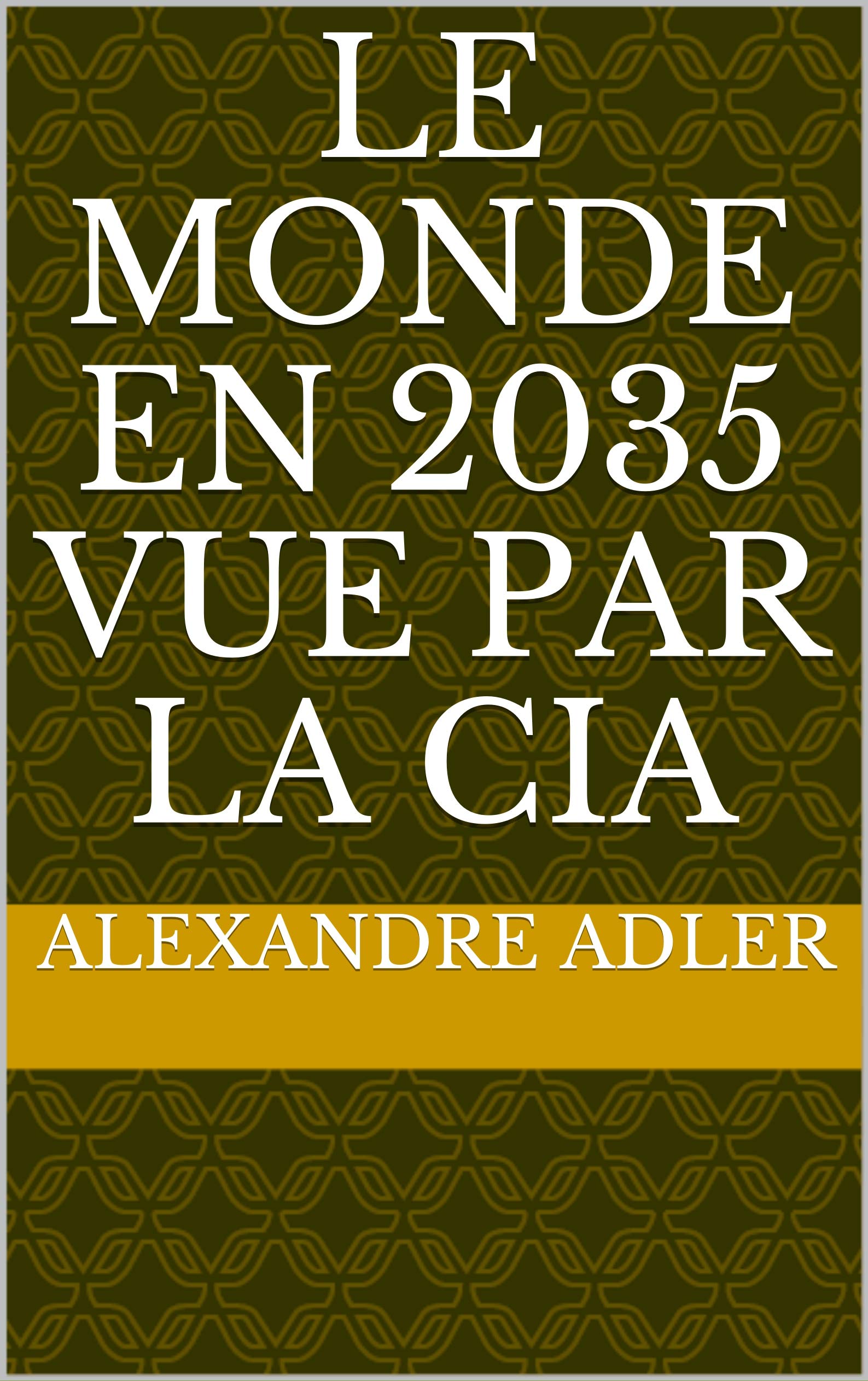 Le Monde en 2035 Vue par la CIA (French Edition) by Alexandre Adler ...