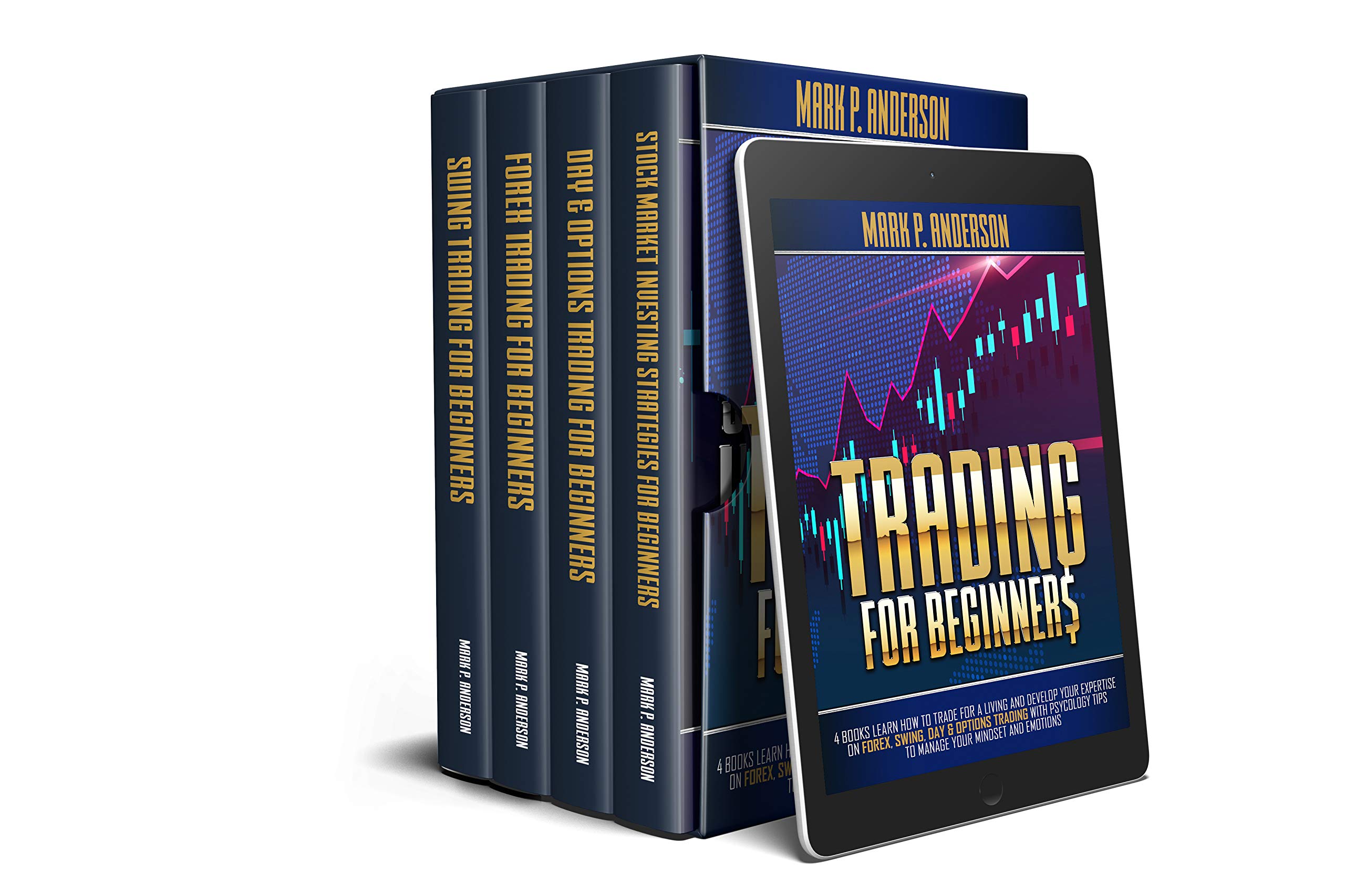 TRADING FOR BEGINNERS: 4 Books Learn how to Trade for a Living and ...
