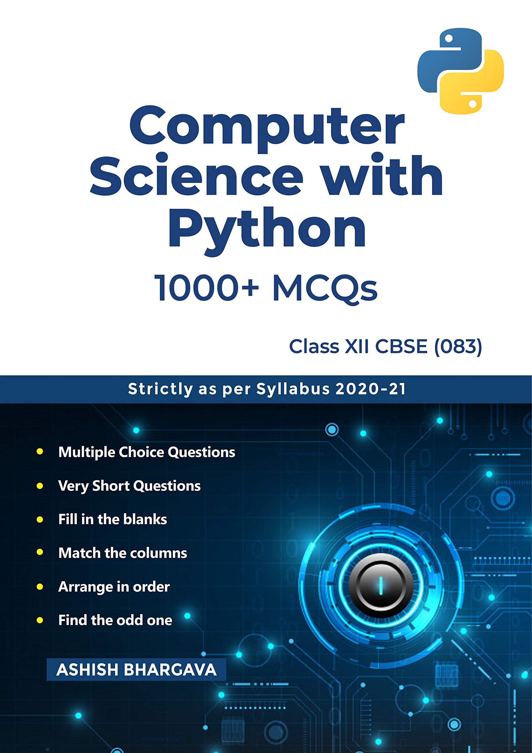 Computer science with python 1000+ MCQs: As per CBSE syllabus Python ...