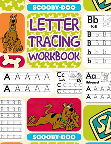 Scooby-Doo Letter Tracing Workbook: Classical Animated Drawing Workbook ...