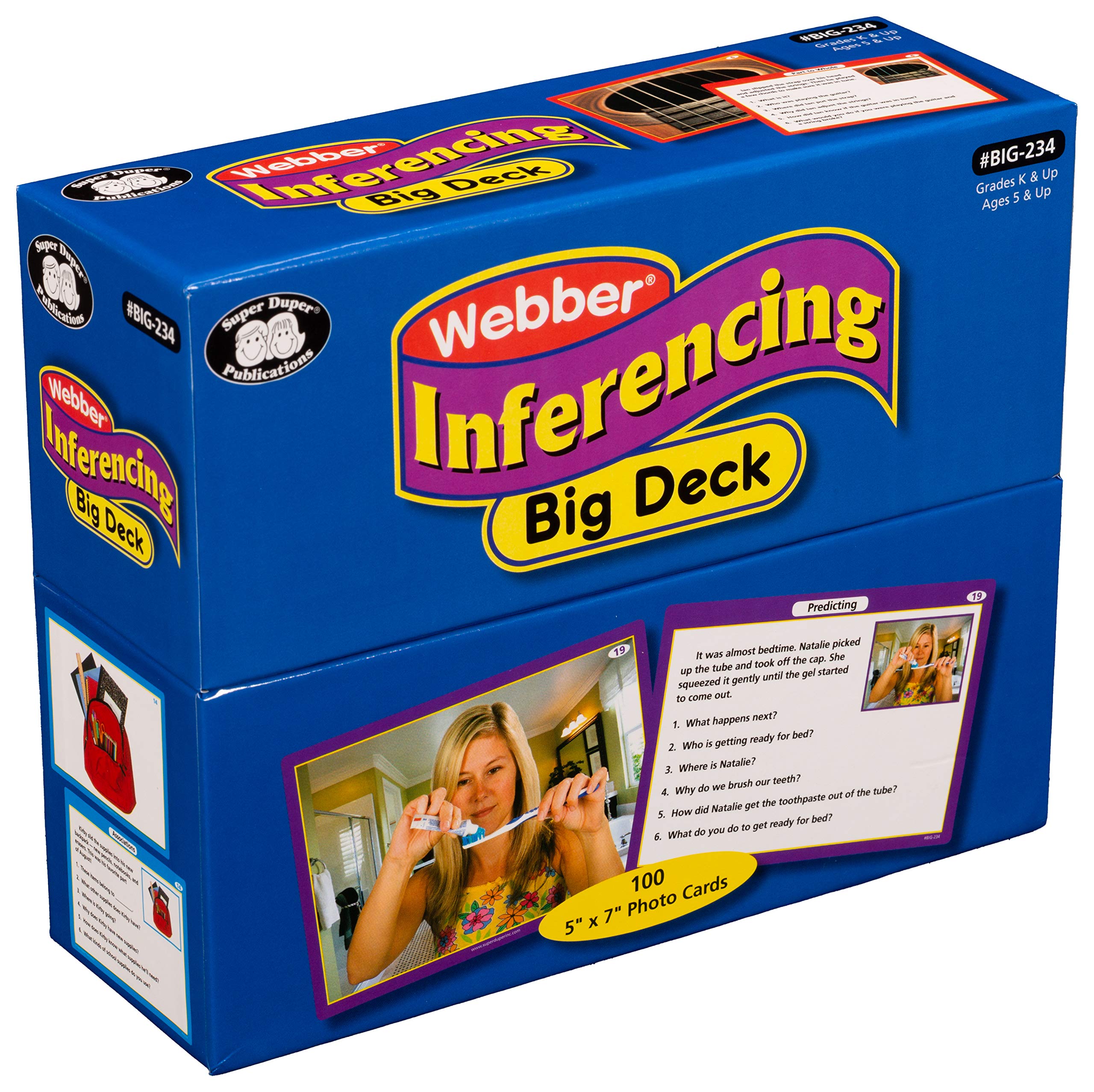 Super Duper Publications | Inferencing Big Photo Flash Cards | Problem ...