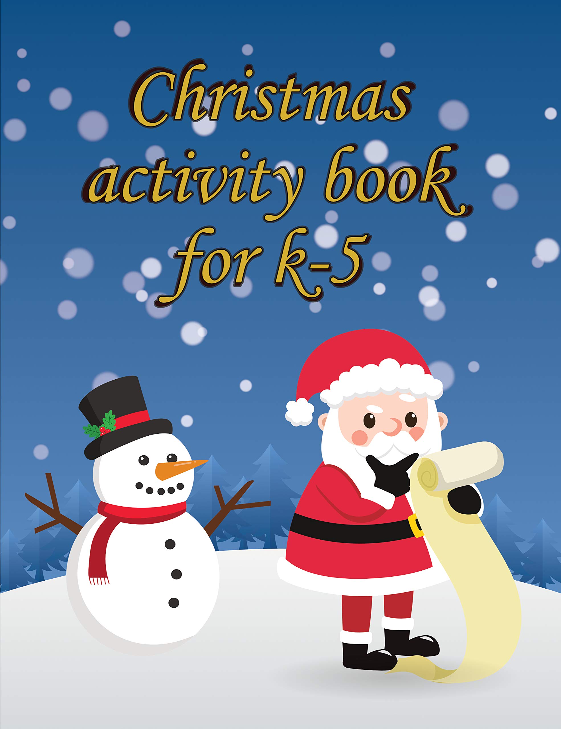 Christmas Activity Book for K-5: | Math Activity Book | by The Smile ...