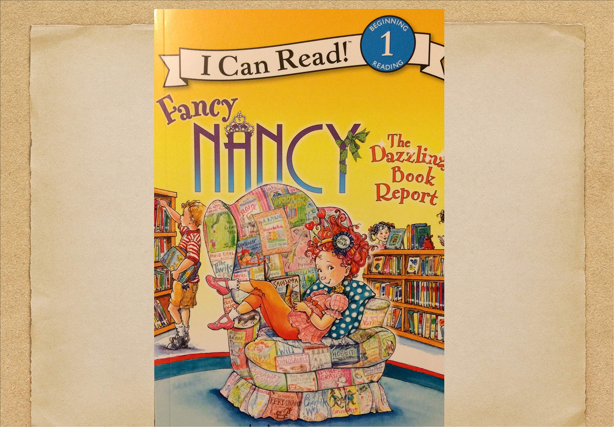 Fancy Nancy The Dazzling Book Report: kids bookcase by Jane O'Connor | Goodreads