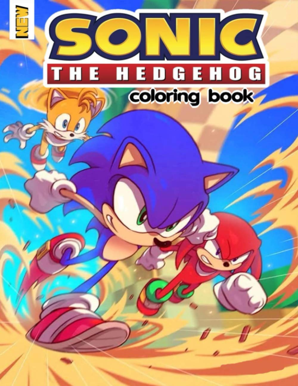 Sonic The Hedgehog Coloring Book: Super Edition, Sonic Coloring Books ...