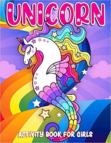 Unicorn Activity Book for Girls Adorable and Fun Unicorns by Betty ...