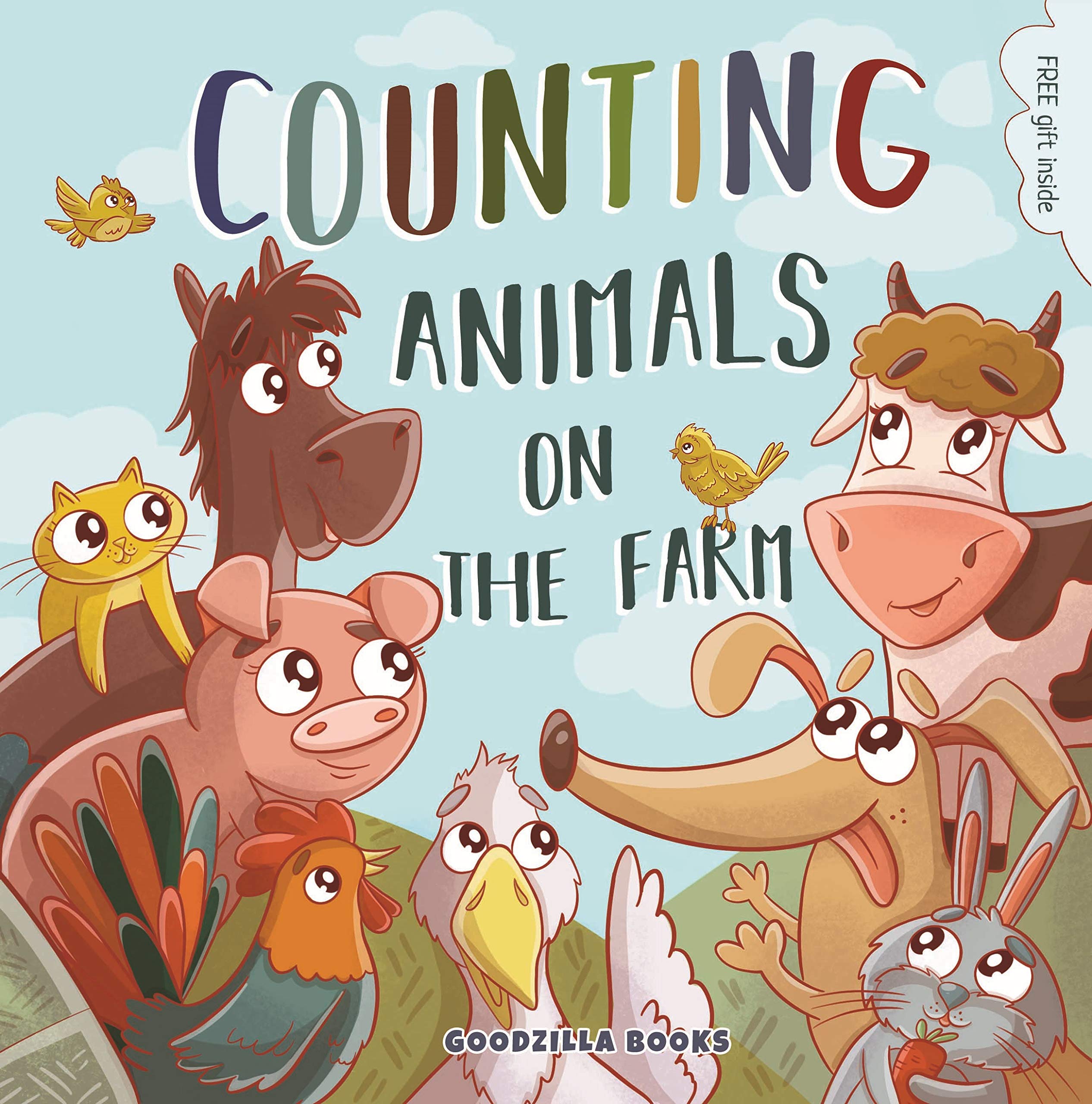 Counting Animals on the Farm: Counting book for kids, Learn numbers ...