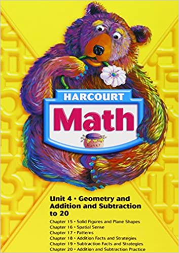 Harcourt Math Unit 4 Geometry and Addition and Substraction to 20 by ...