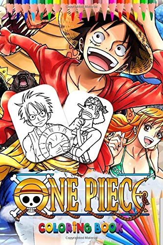 One Piece Coloring Book: Anime Soft Glossy Cover With New Coloring ...