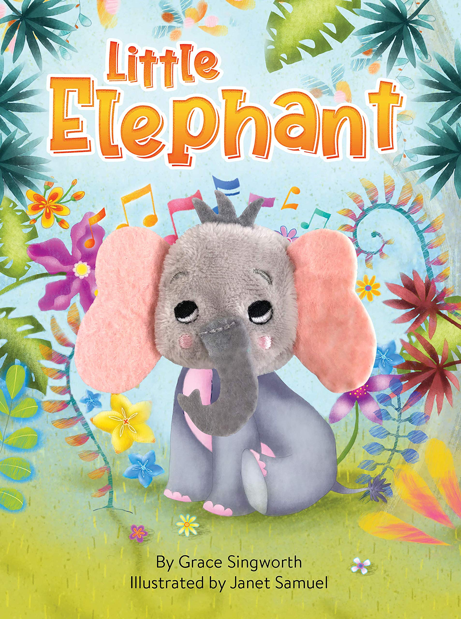 Little Elephant - Finger Puppet Board Book - Novelty by Little Hippo ...