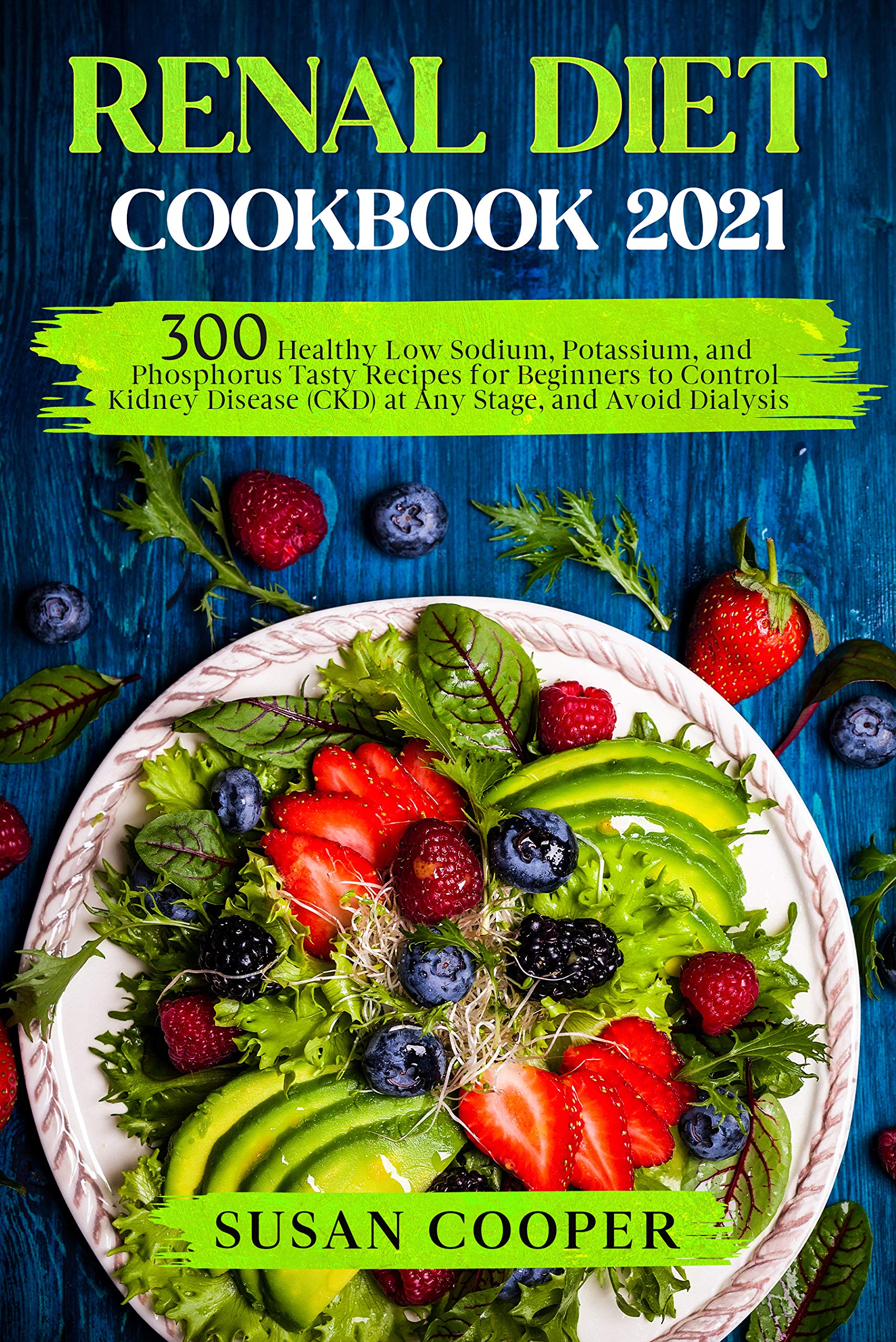 Renal Diet Cookbook: 300 Healthy Low Sodium, Potassium, and Phosphorus Tasty Recipes for ...