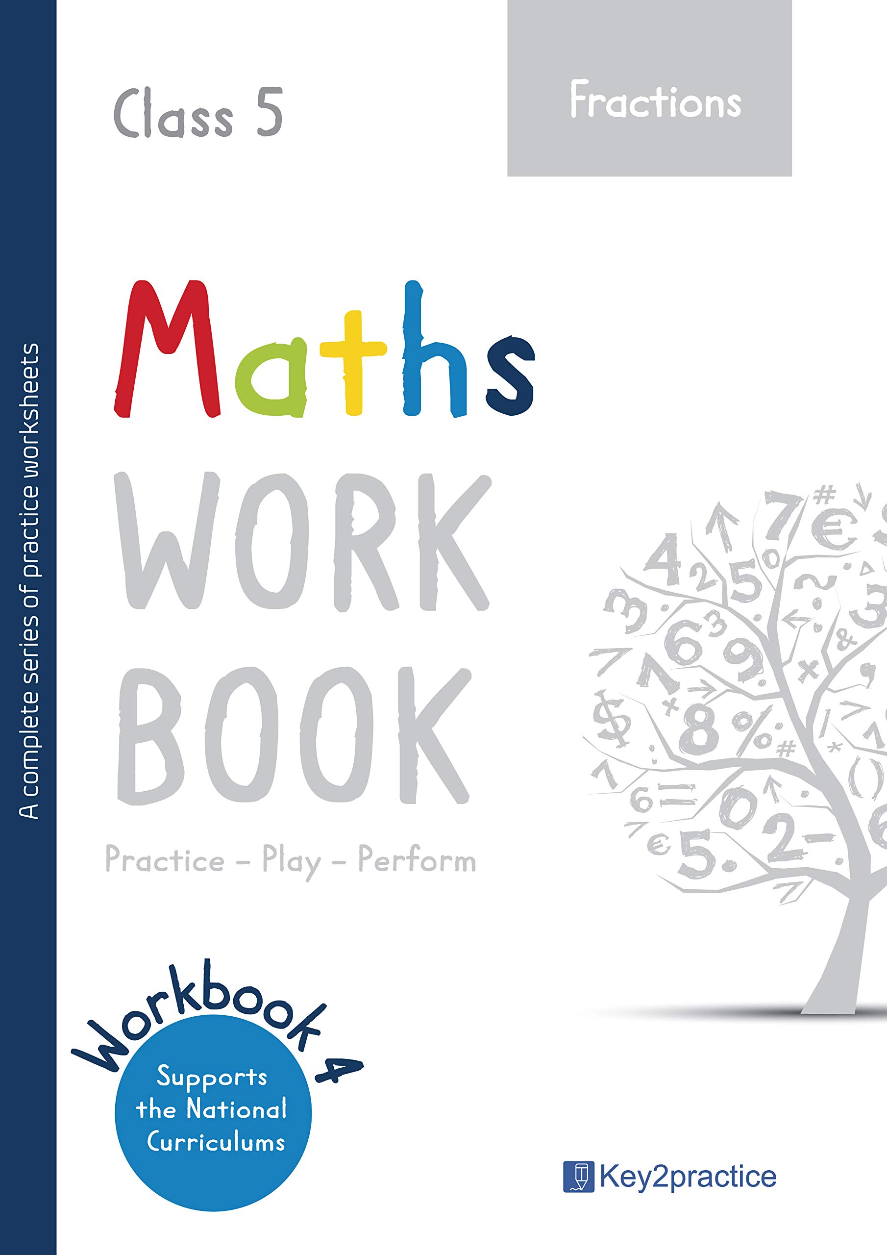 Key2Practice Class 5 Maths Workbook 4 (Fractions) Mathematics Summer ...