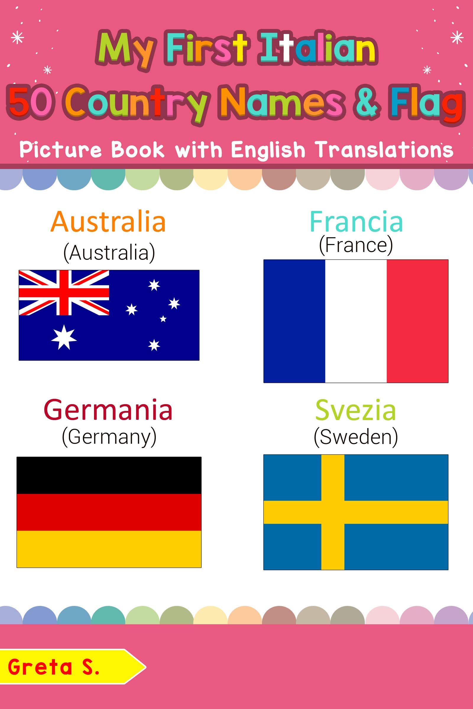 Country Flags With Names For Kids
