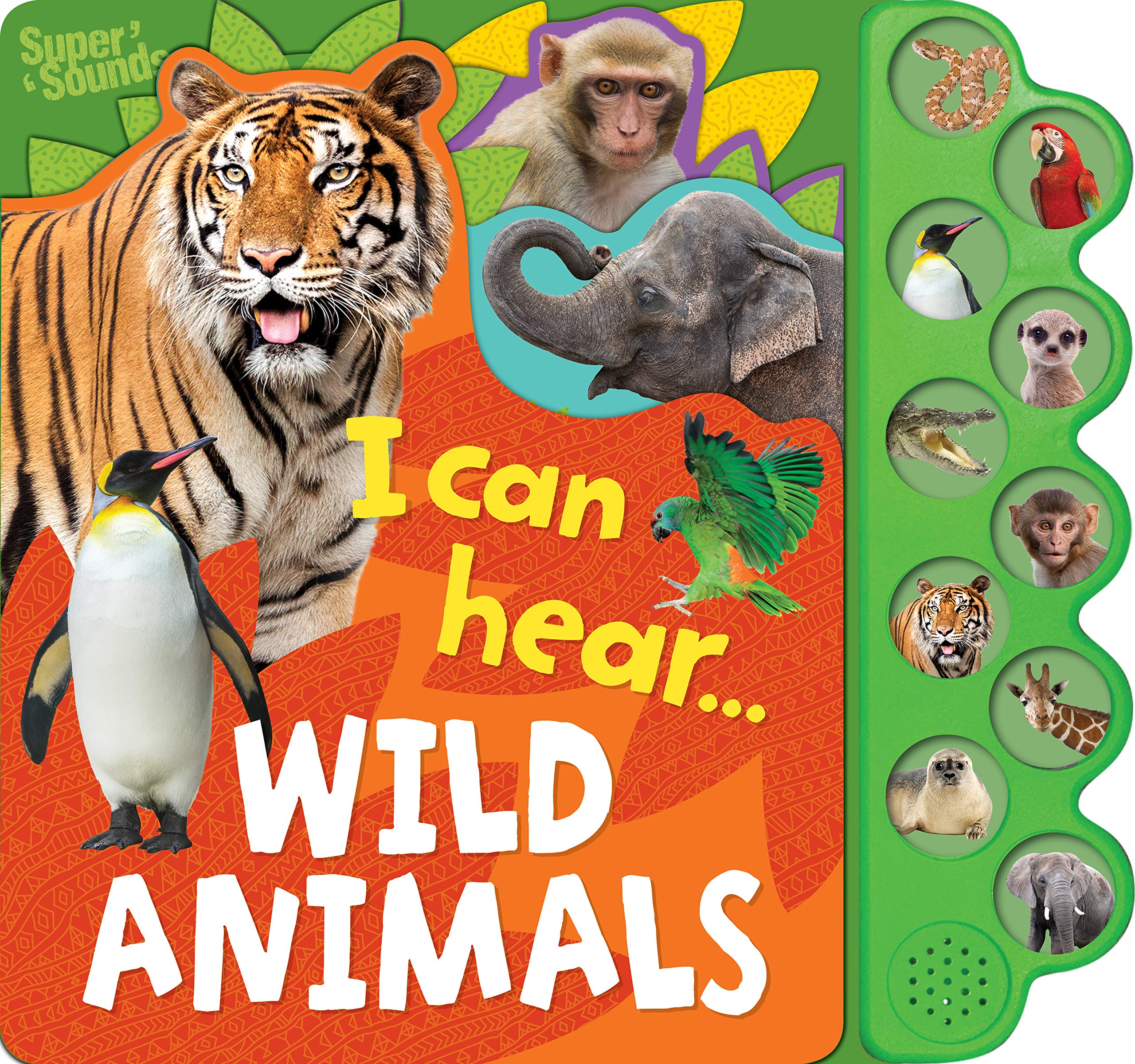 10-Button Super Sound Books - I Can Hear Wild Animals by Lake Press ...