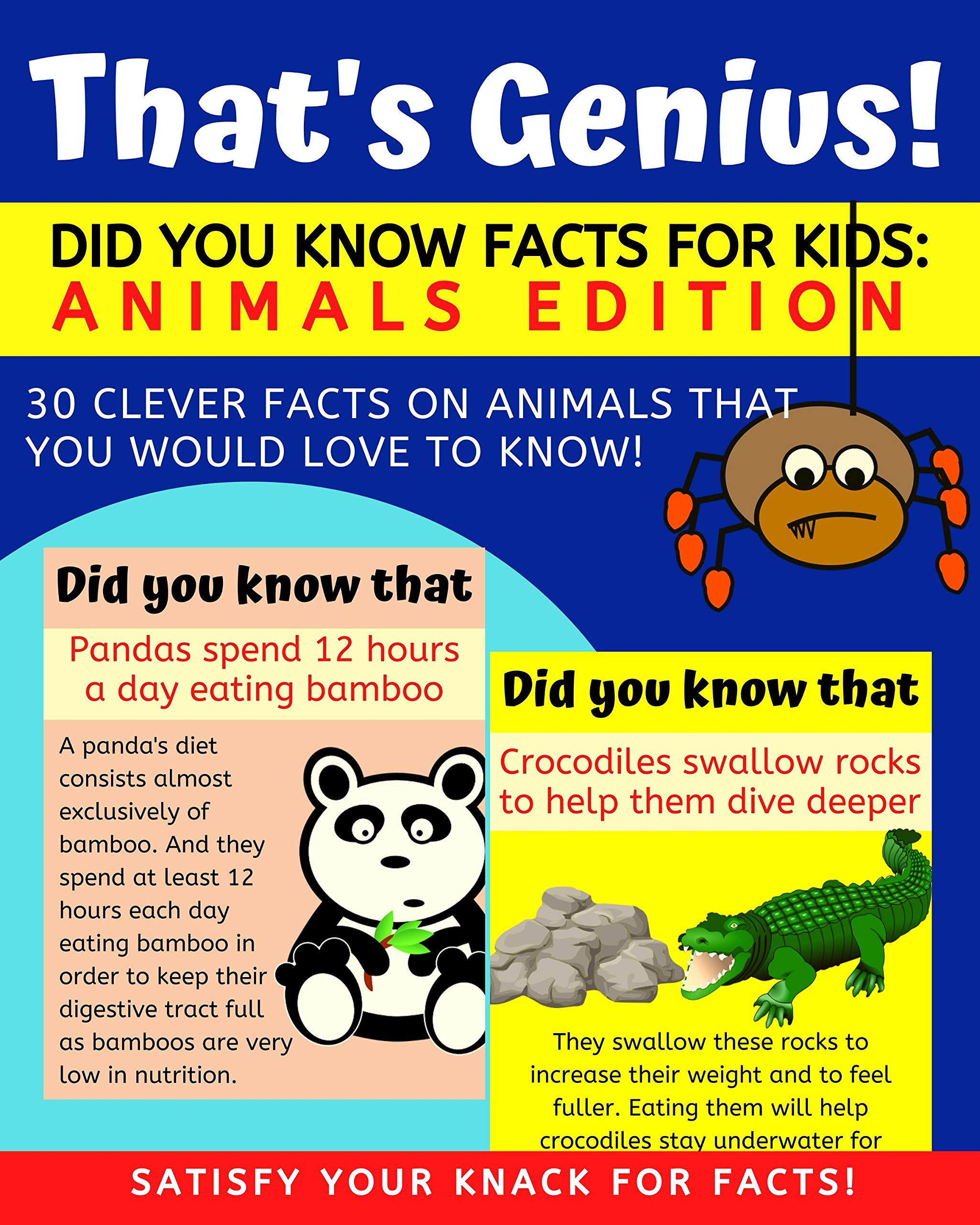 Trivia For Kids: Did You Know Books For Kids That's Genius Animals ...