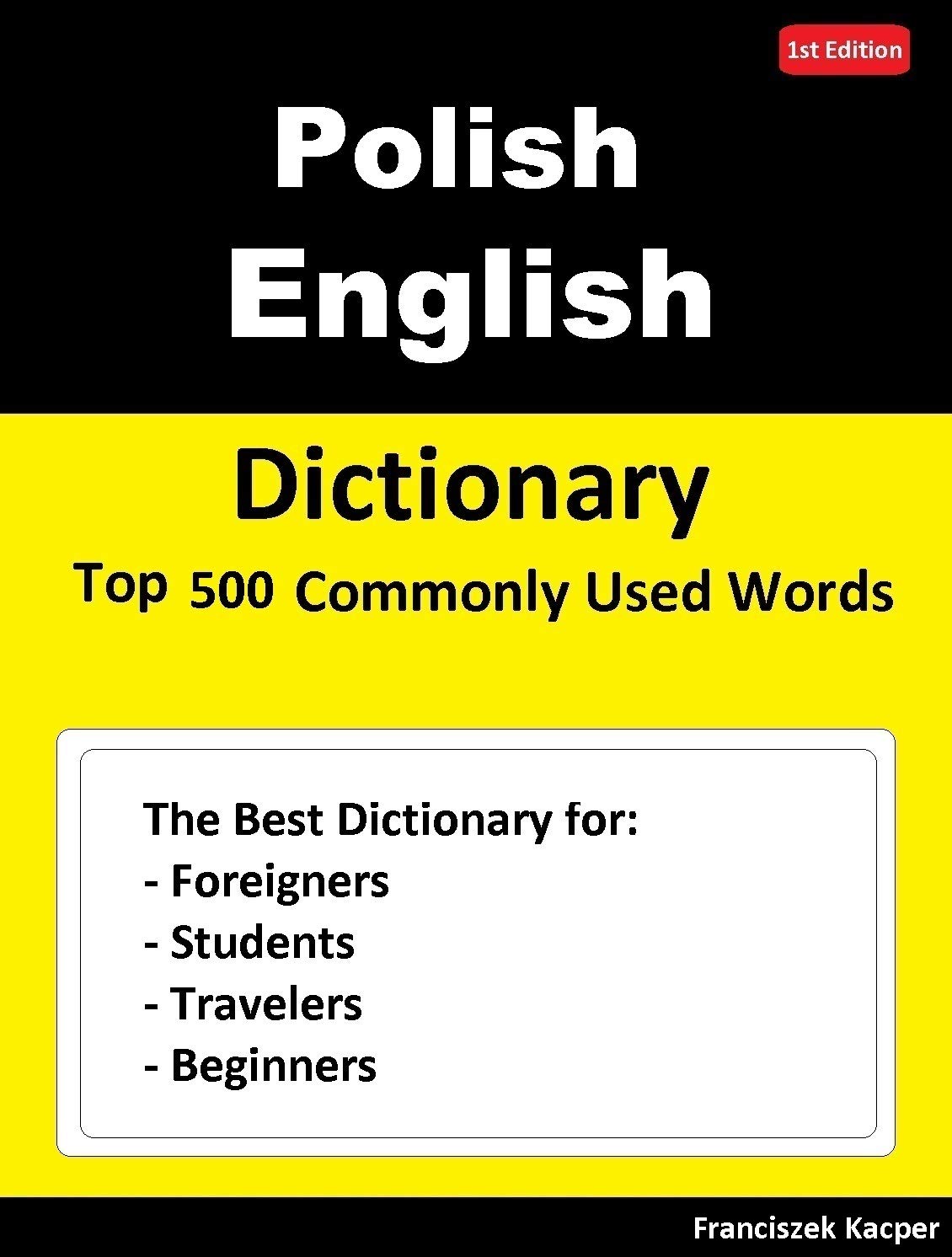 Polish English Dictionary Top 500 Commonly Used Words: Dictionary for ...