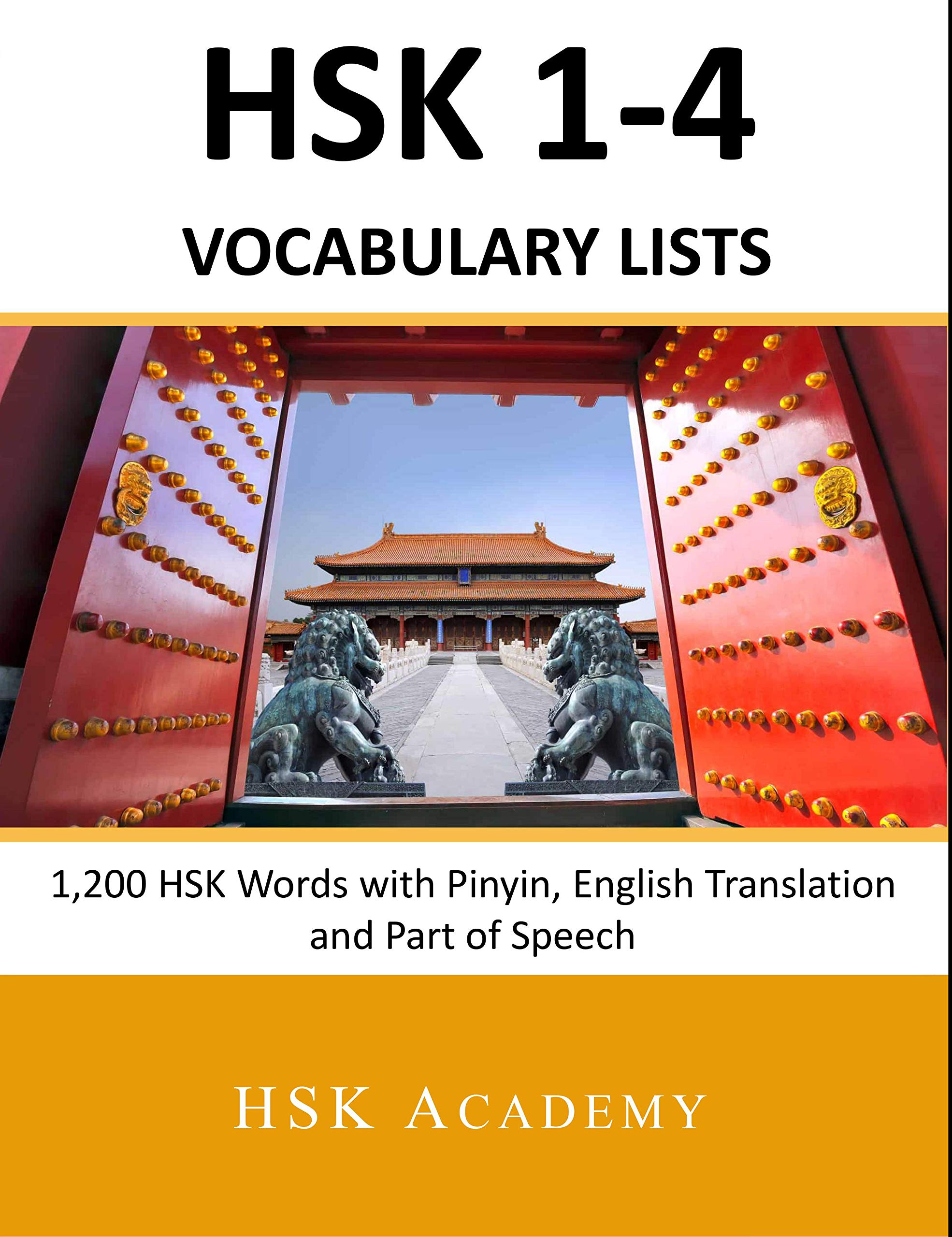 HSK 1-4 Vocabulary Lists: 1,200 HSK Words with Pinyin, English ...