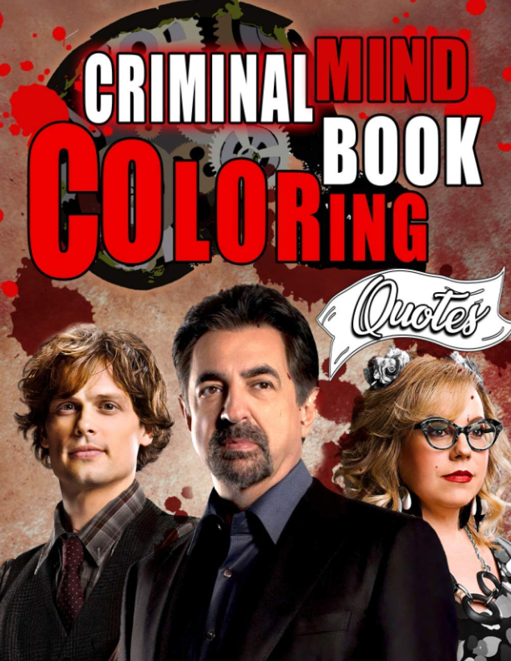 Criminal Minds Coloring Book: A Delightful Gift For Those Who Love ...