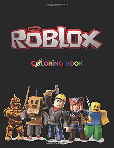 Roblox coloring book: +50 coloring pages for kids and Adults ,+50 ...